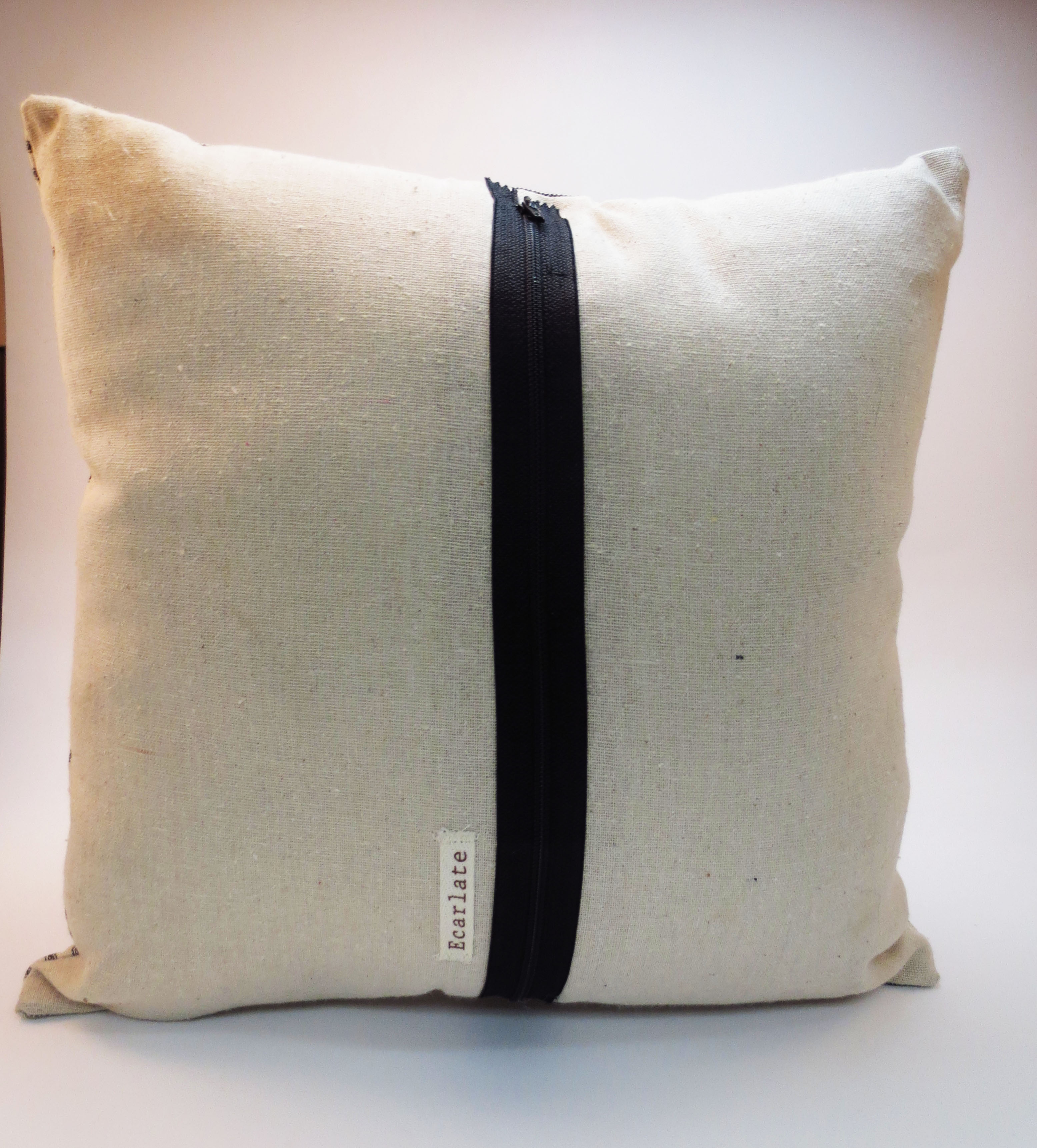 Sparrow Bird Screen Print Pillow on Luulla